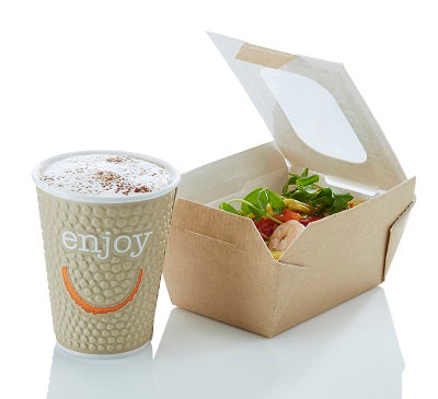 17.6oz Food to go Box with window | GM Packaging – ECatering